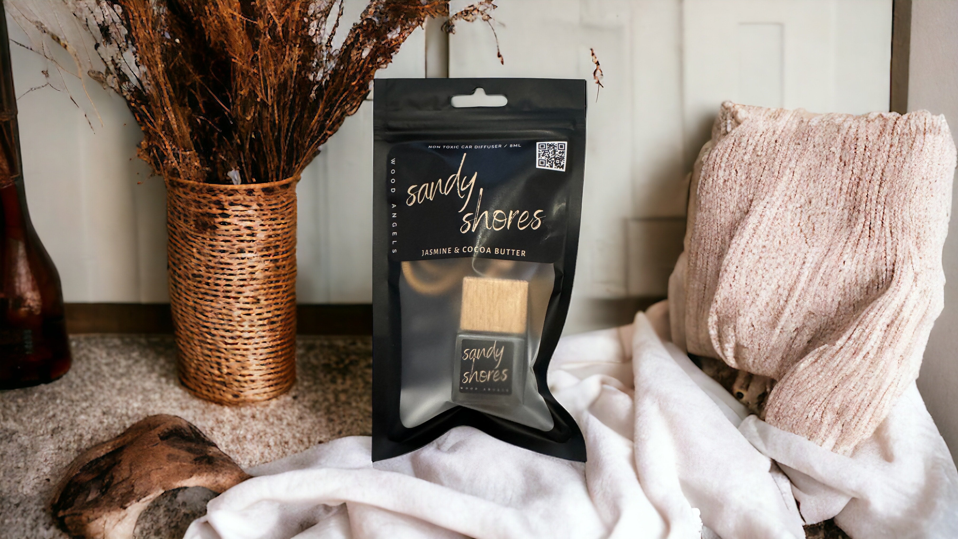 Sandy Shores Car Diffuser – Wood Angel's Luxury Candle Company